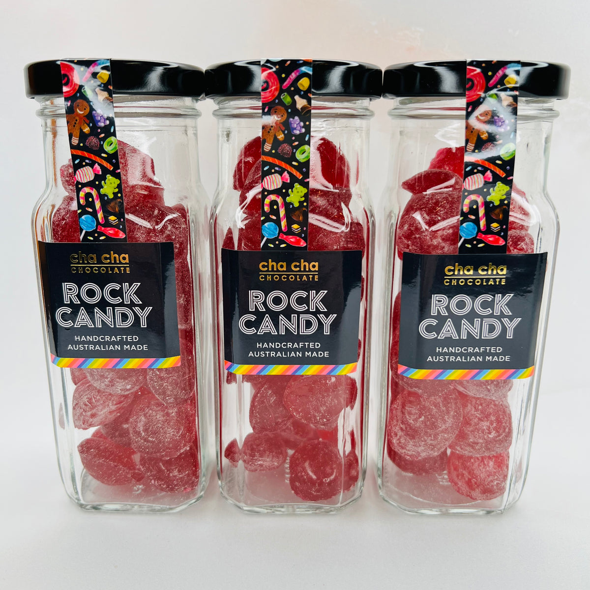 Raspberry Drop Rock Candy – Cha Cha Chocolate