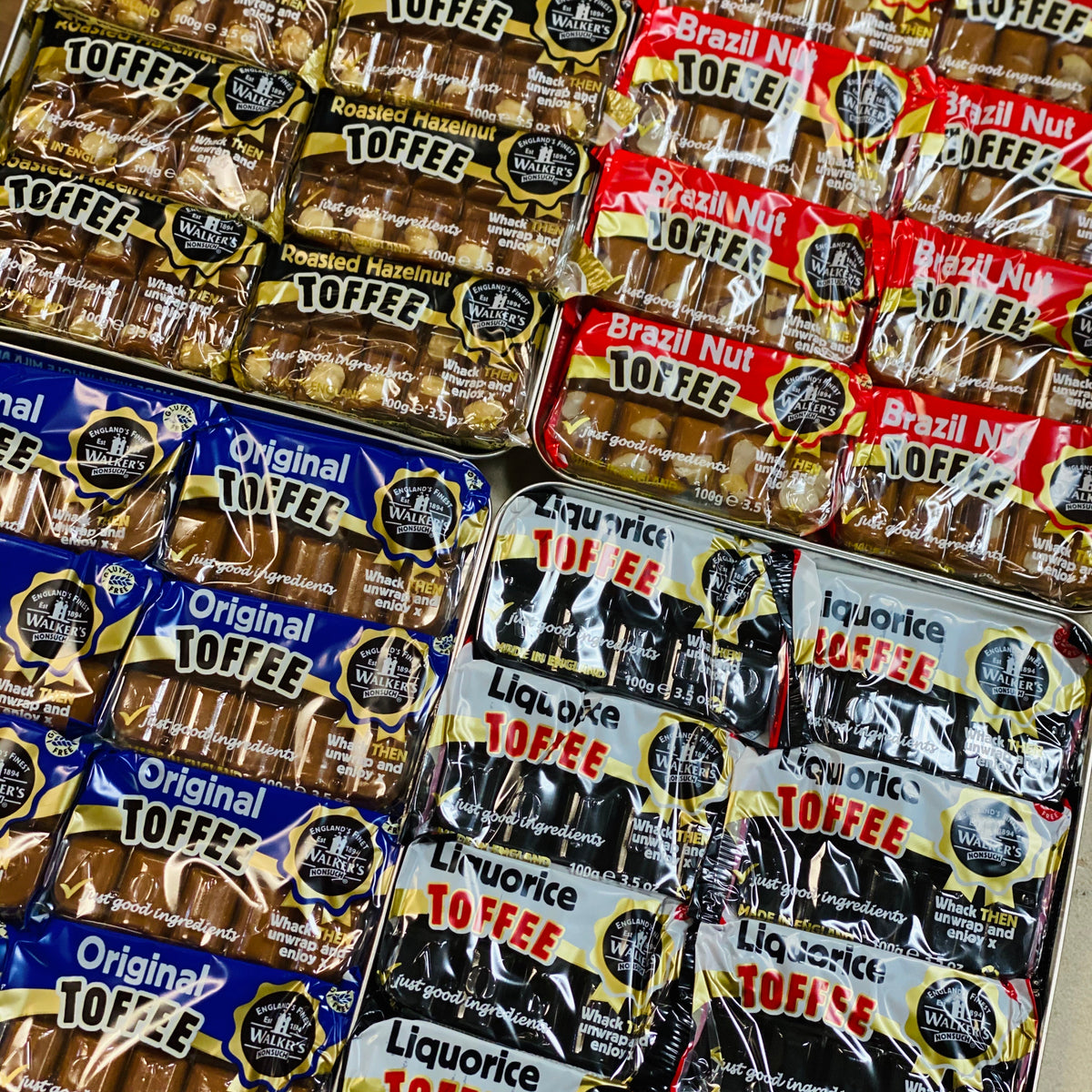 English Walkers Toffee Blocks – Cha Cha Chocolate