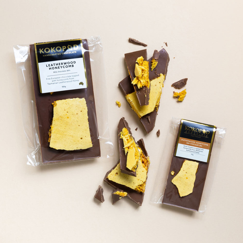 Kokopod Leatherwood Honeycomb – Cha Cha Chocolate